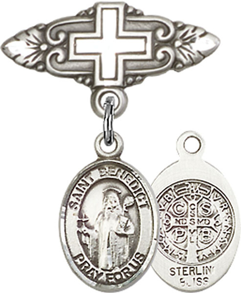 Hail MaryGifts | Jewelry | St Benedict Baby Badge 908073 | Poshmark